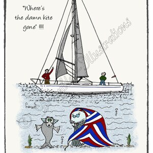 Unique Custom Sailing Cartoon - Etsy