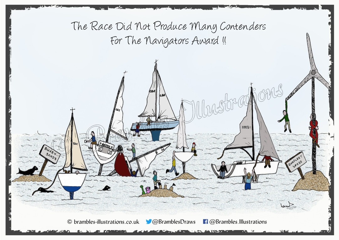 Segel-Cartoons Navigators Award - Etsy.de
