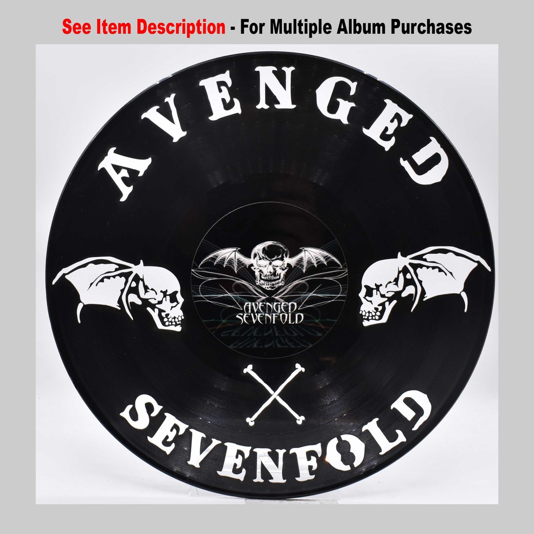 Avenged Sevenfold, B139 Custom Laser Cut Vinyl Records, Twill Coaster ...