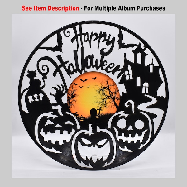 Halloween Records - Etsy