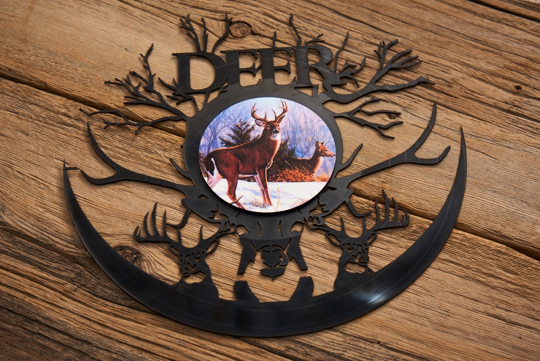 Deer Custom Laser Cut Vinyl Records Wall Art - Etsy