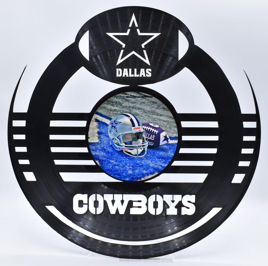 Dallas Cowboys, S233 Custom Laser Cut Vinyl Records, Twill Coaster ...