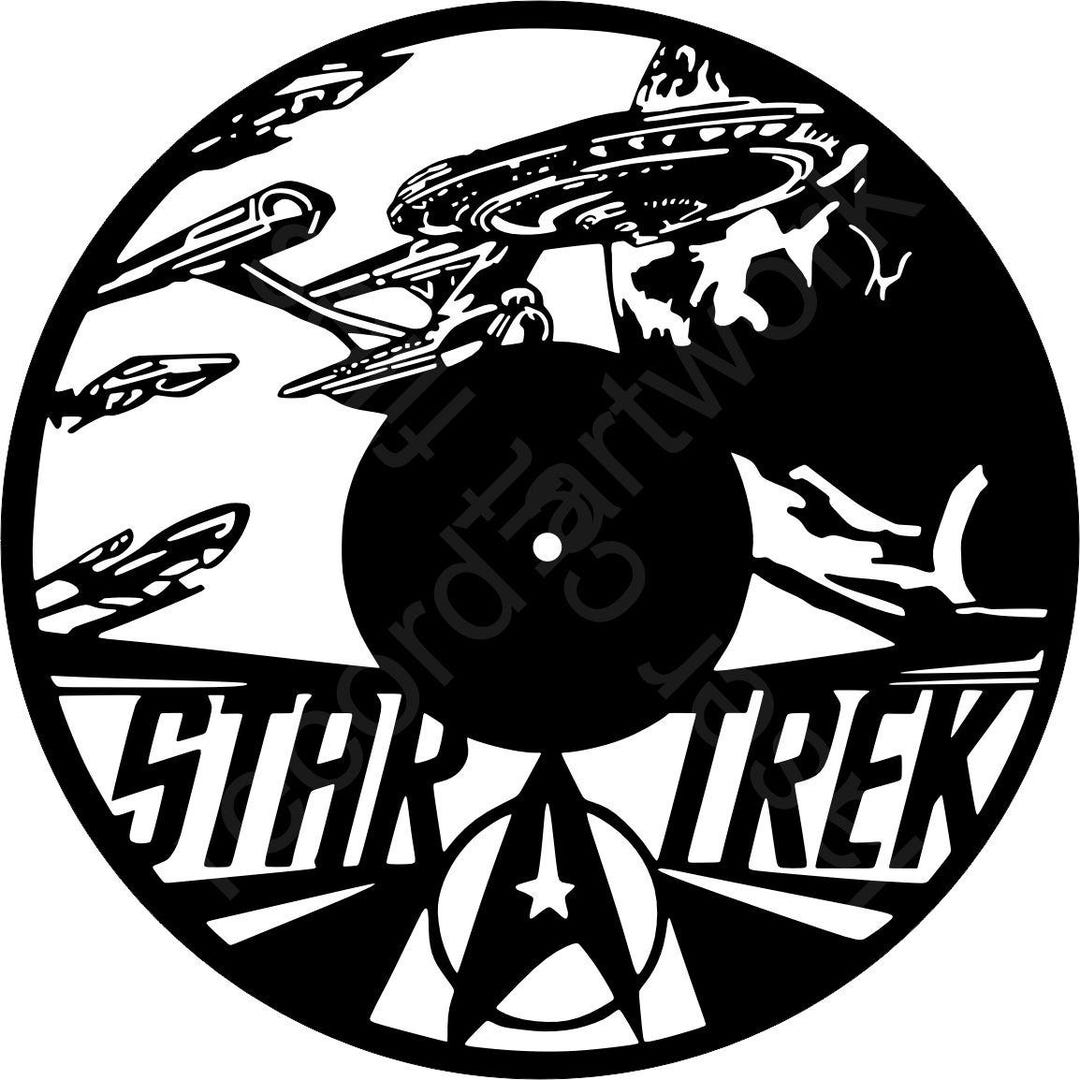 Star Trek, Record Art Digital File - Etsy