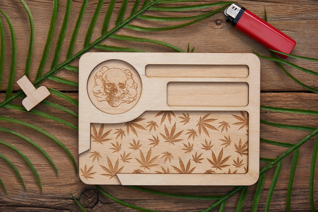 Blunt/joint Rolling Travel Tray - Wood - Etsy