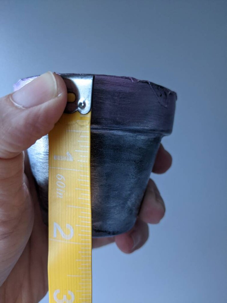 Mini Iridescent Terra Cotta 2 Inch Succulent Pots Cute Tiny | Etsy