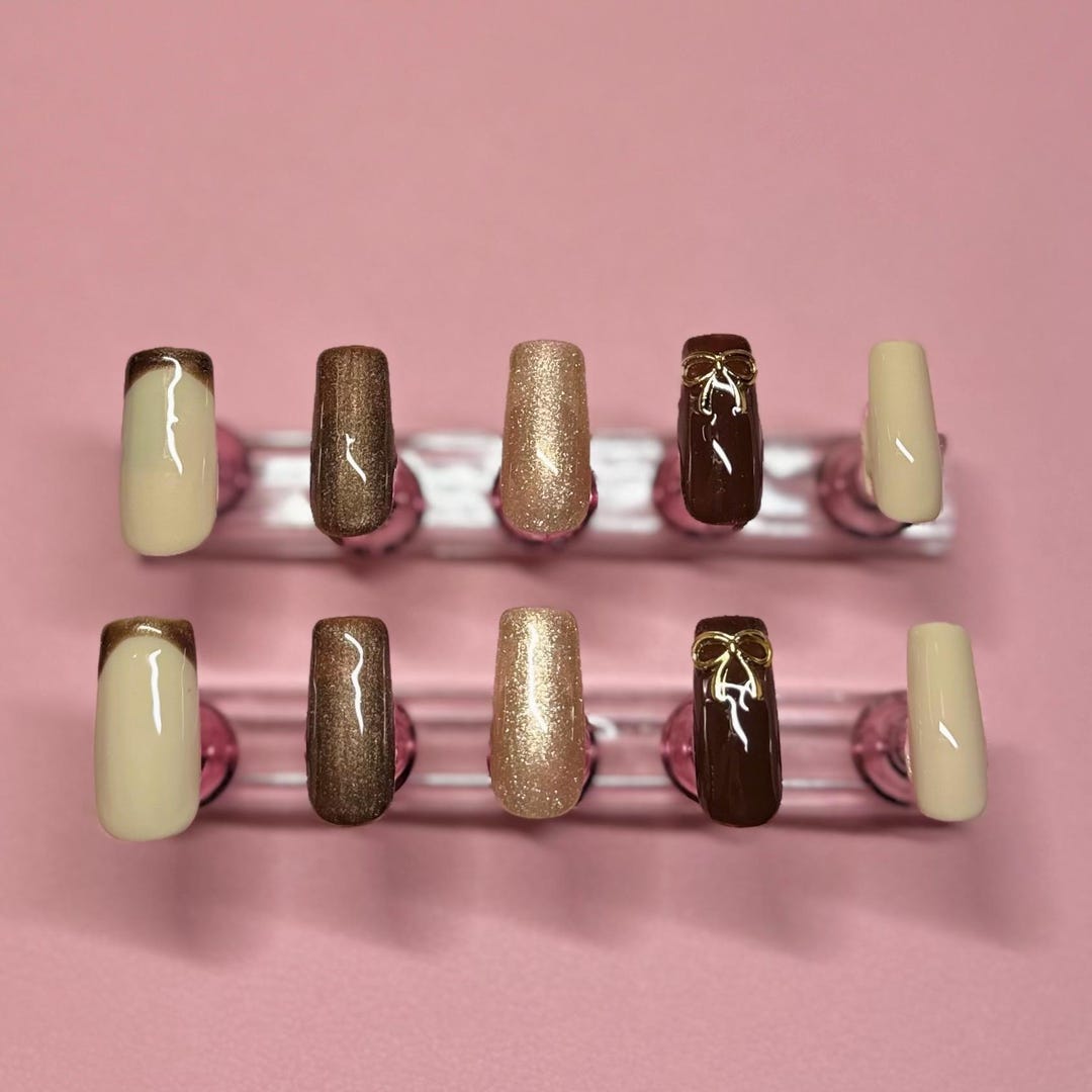 Glitter Acrylic Nails/ Extra Large Nails/ Handmade Press on Nails ...