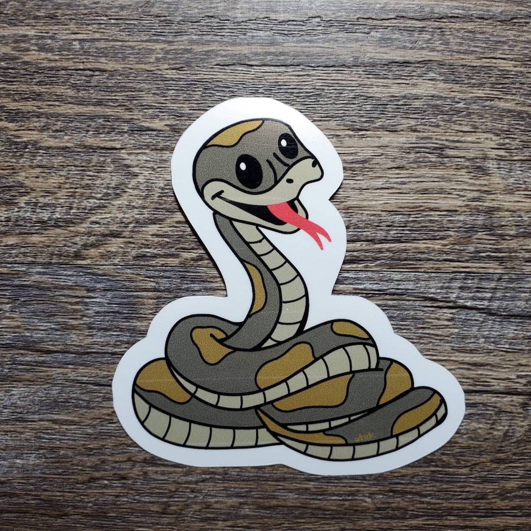 Snake Waterproof Vinyl Sticker - Etsy
