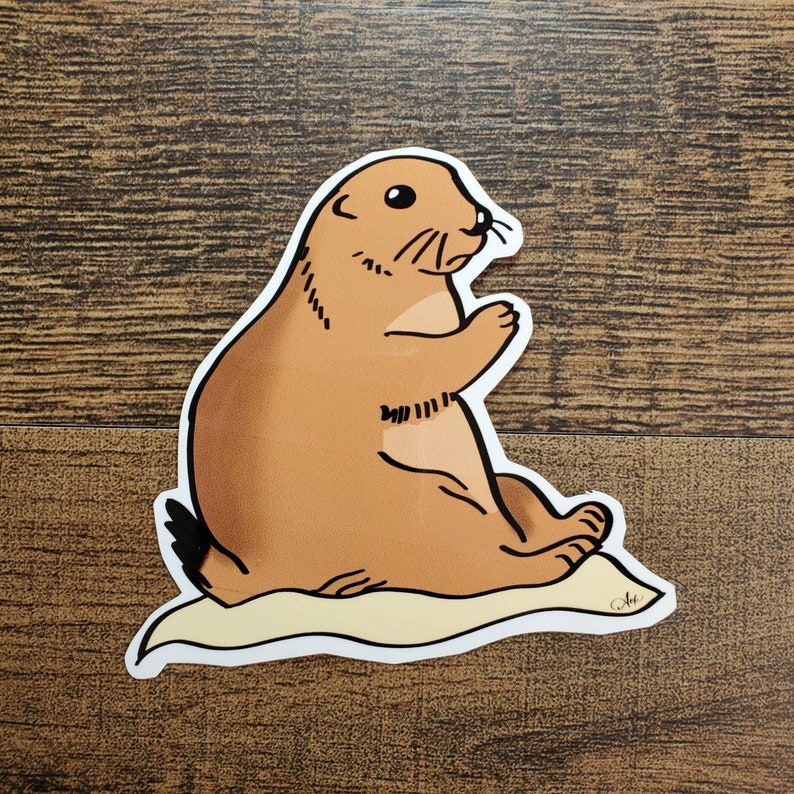 Prairie Dog Waterproof Vinyl Sticker - Etsy