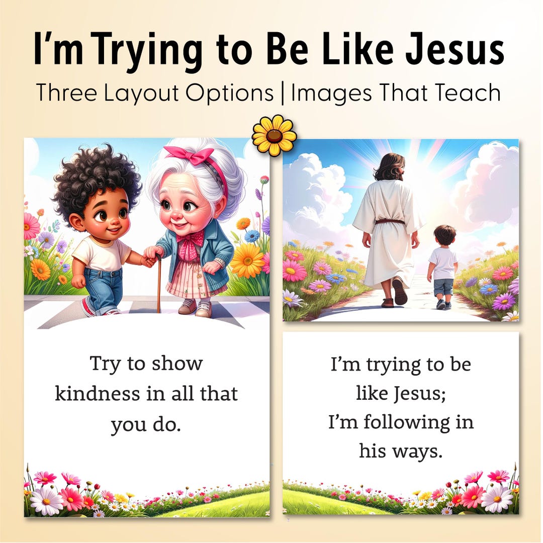 I'm Trying to Be Like Jesus | Effective Images | Three Options ...