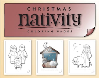 Nativity Activities for Kids Nativity Games Nativity - Etsy
