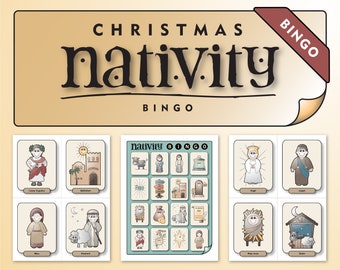 Nativity Activities for Kids Nativity Games Nativity - Etsy