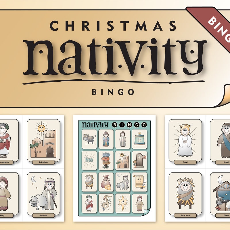 Nativity Bingo - Etsy