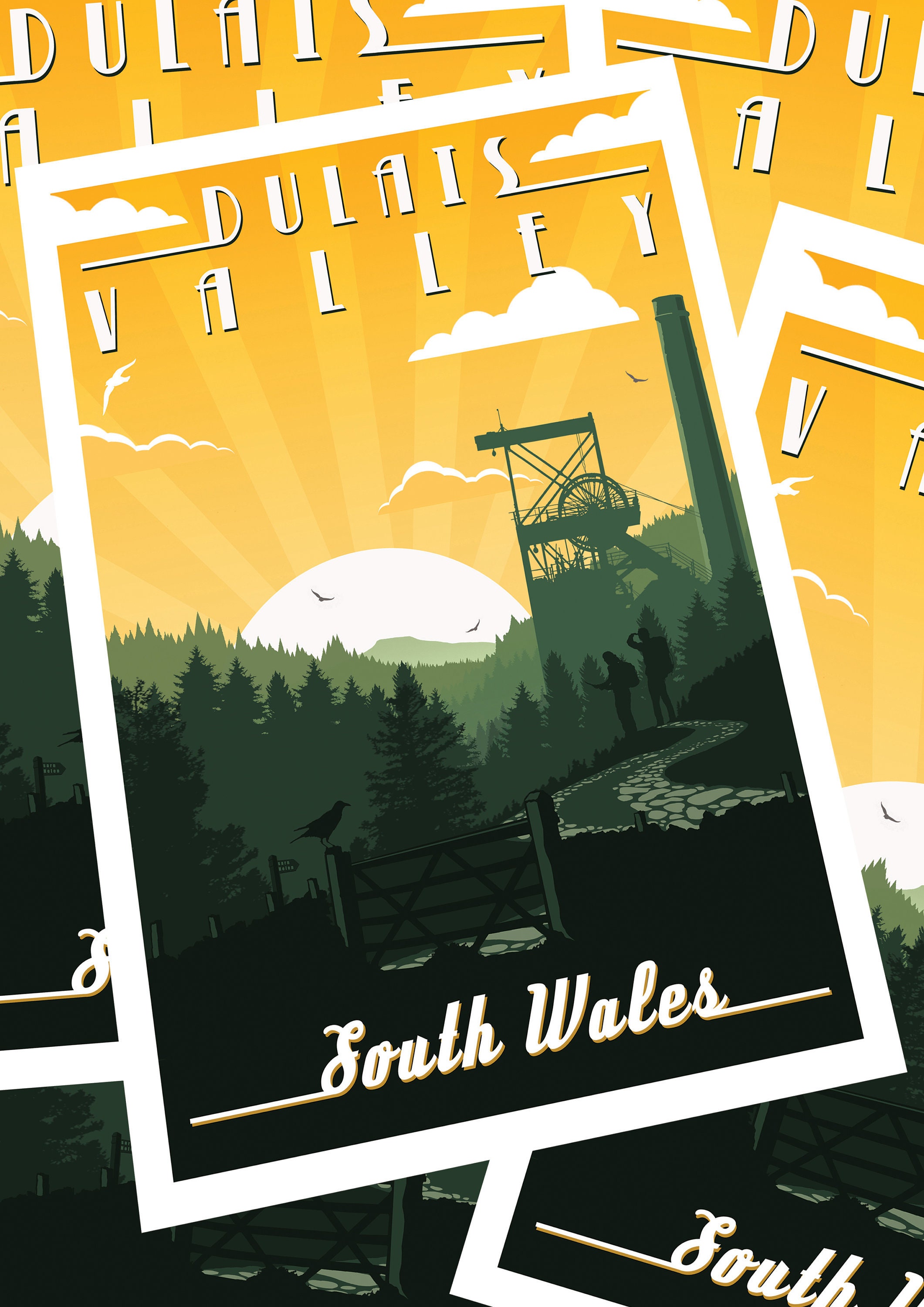 Dulais Valley south Wales - Etsy Sweden