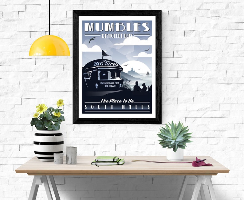 Mumbles Bracelet Bay the Big Apple - Etsy UK