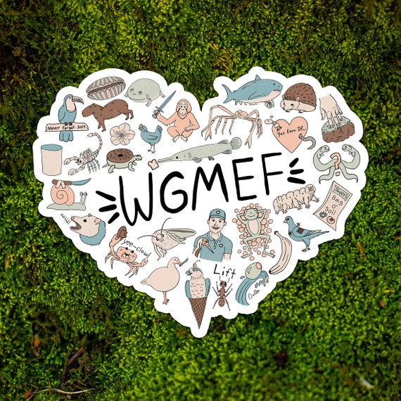 Wild Green Memes for Ecological Fiends Sticker WGMEF Sticker - Etsy