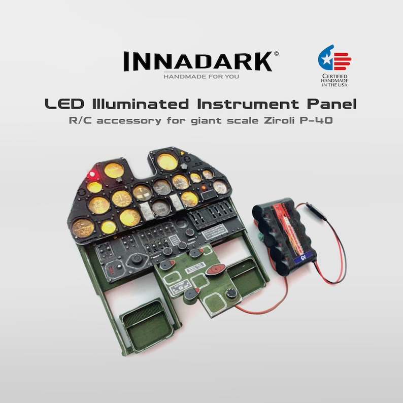 Complete P-40 Warhawk Front Instrument Panels With Yaw Axis - Etsy