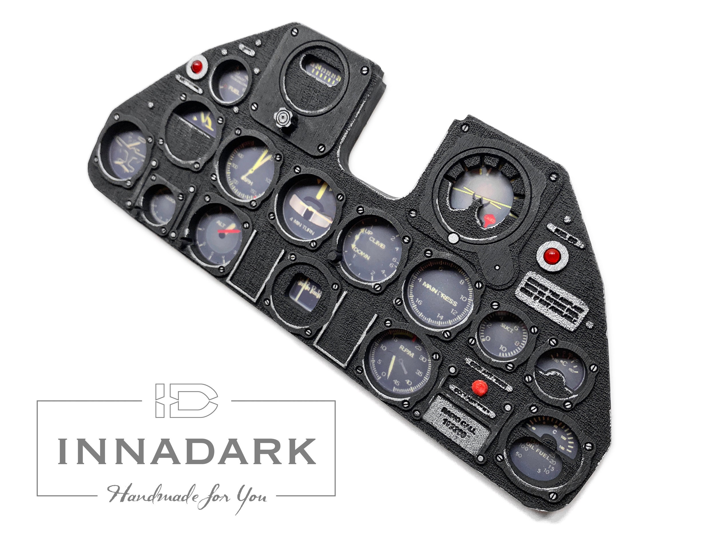 Miniatures 15 Scale Complete P-40 Warhawk Front Instrument Panels with ...