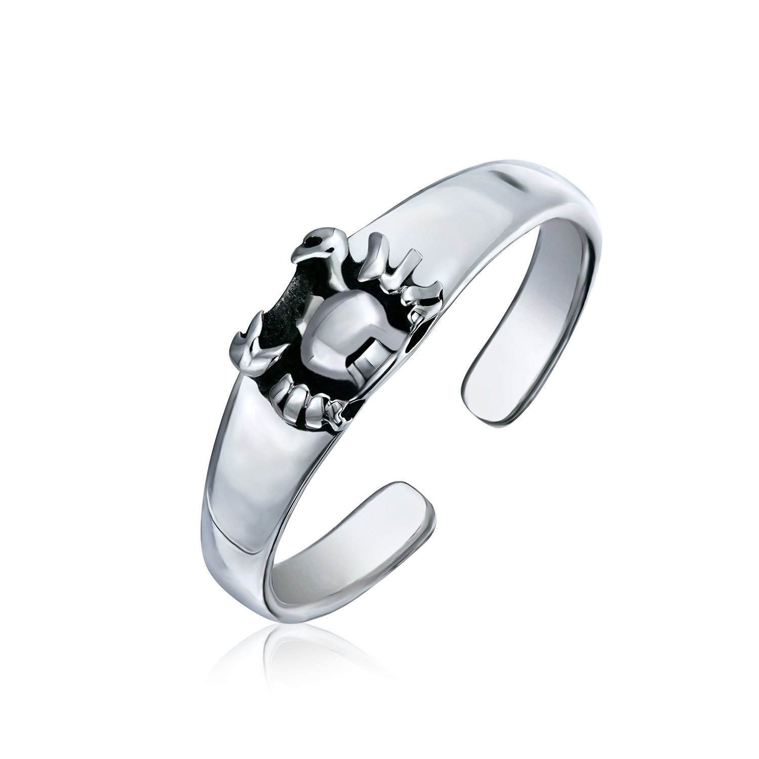 Nautical Island Beach Tropical Crab Midi Toe Ring for Women - Etsy