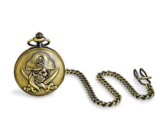 Pirate Pocket Watch - Etsy