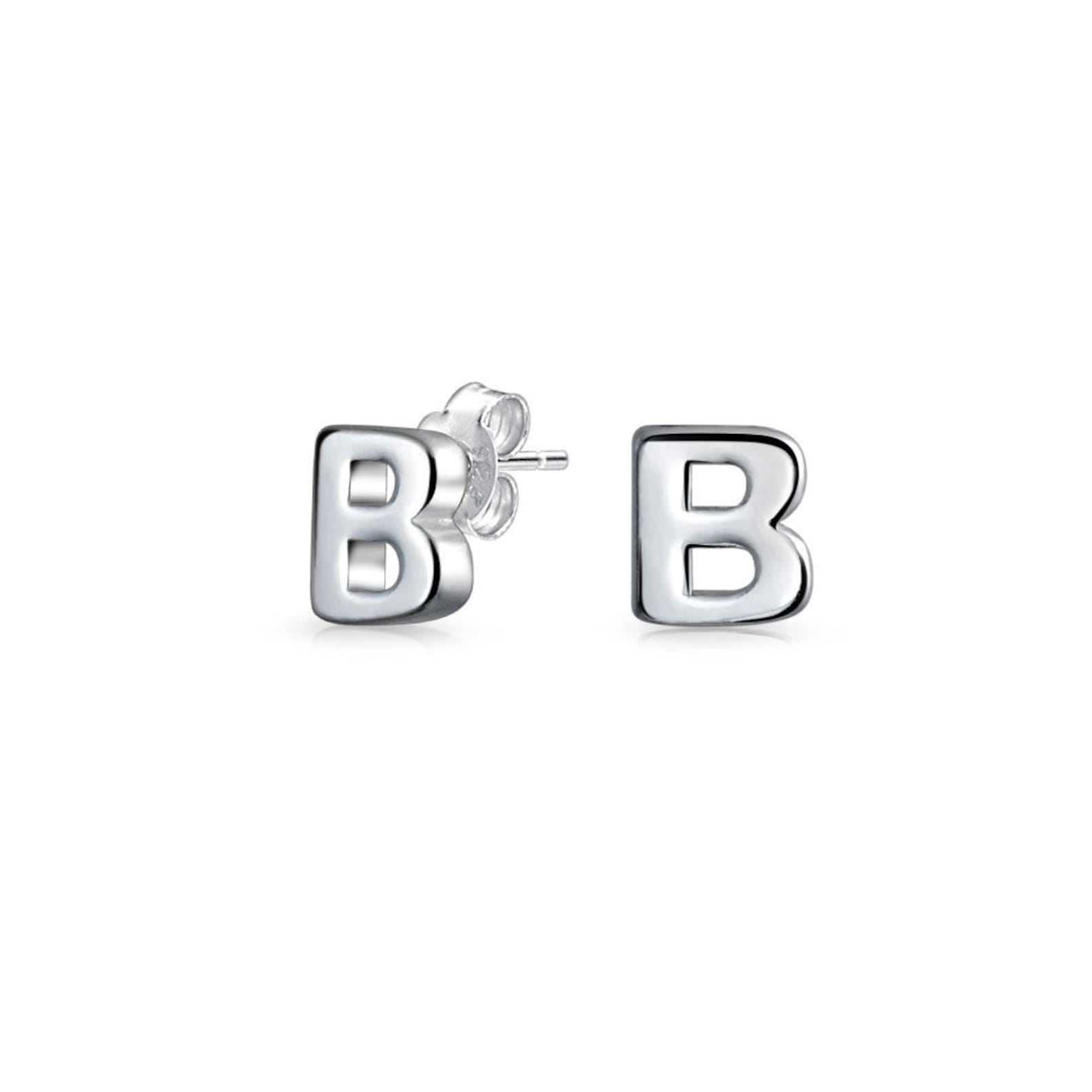Abc Minimalist Geometric Capital Block Alphabet Letter Initial Stud ...