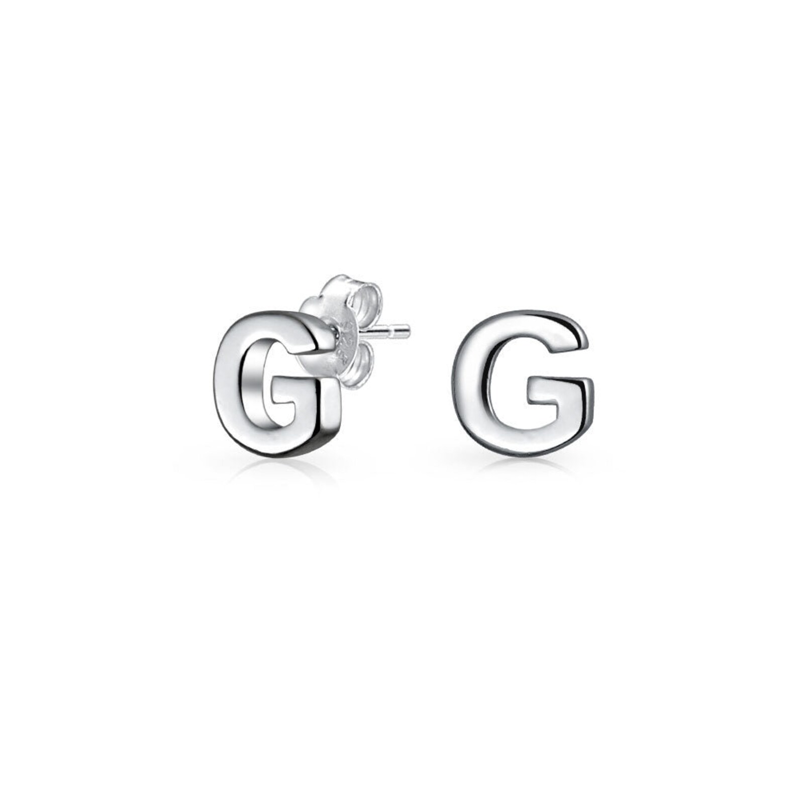 Abc Minimalist Geometric Capital Block Alphabet Letter Initial Stud ...