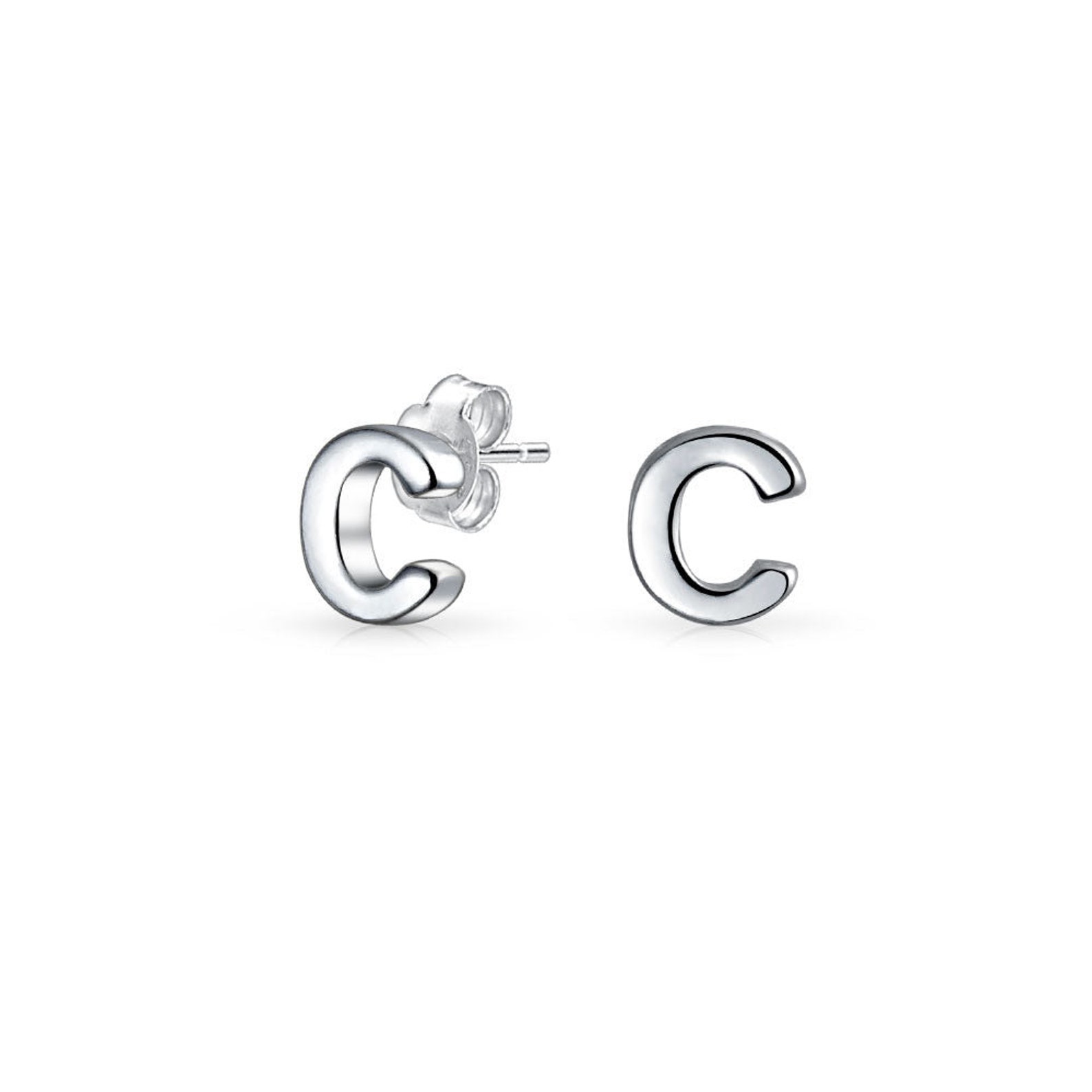 Abc Minimalist Geometric Capital Block Alphabet Letter Initial Stud ...