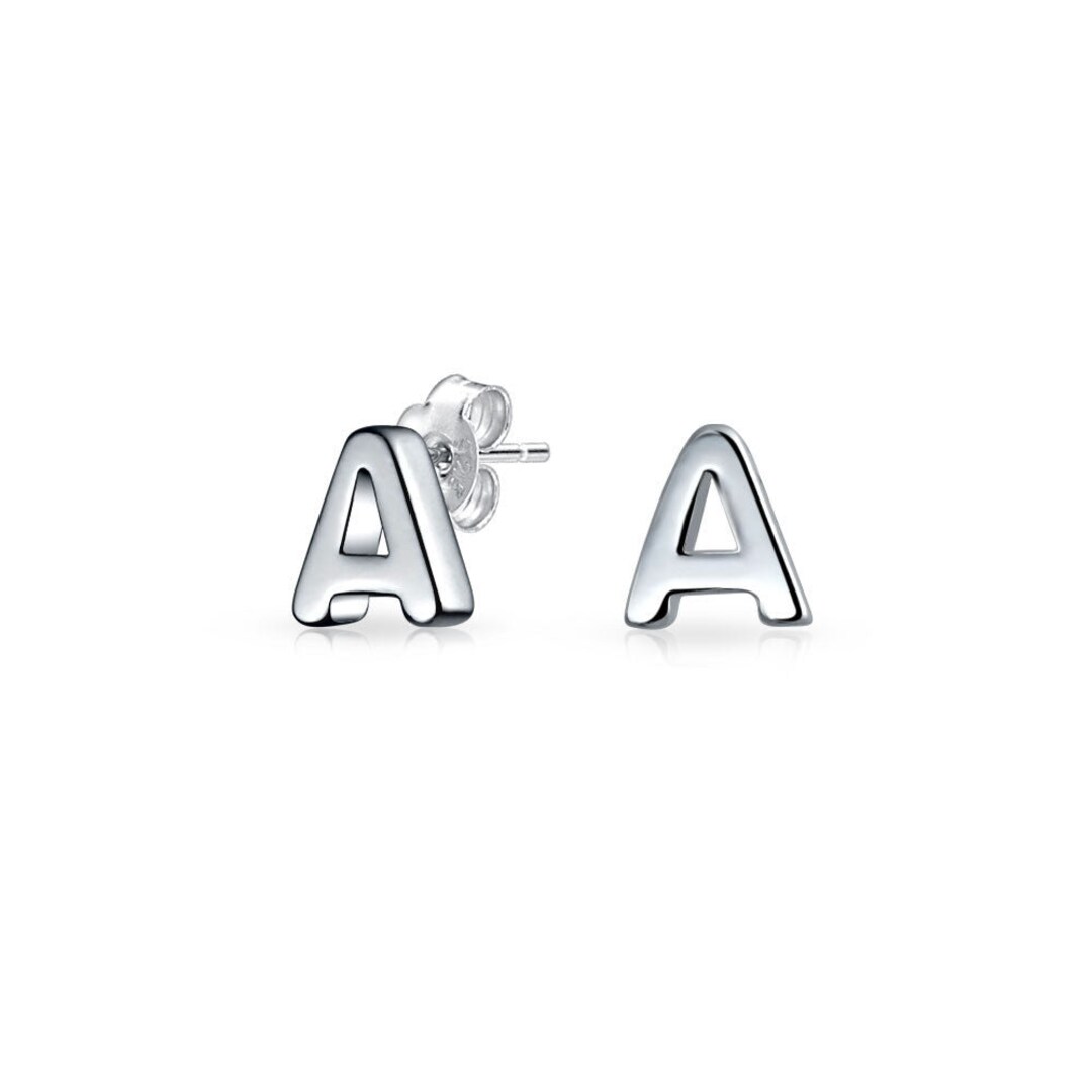 Abc Minimalist Geometric Capital Block Alphabet Letter Initial Stud ...