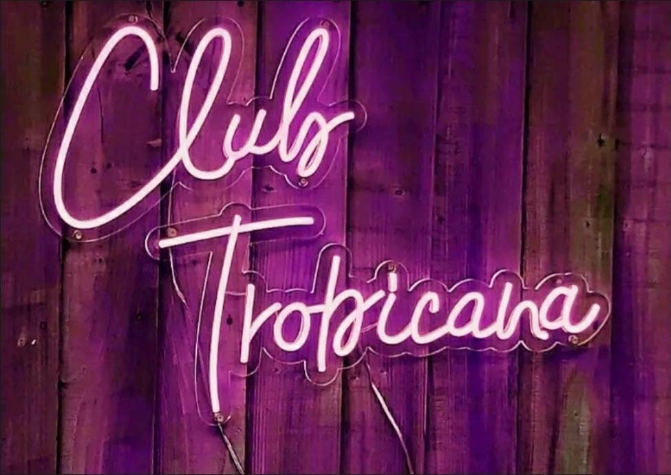 Club Tropicana Wham George Michael LED Neon Sign Light Art - Etsy España