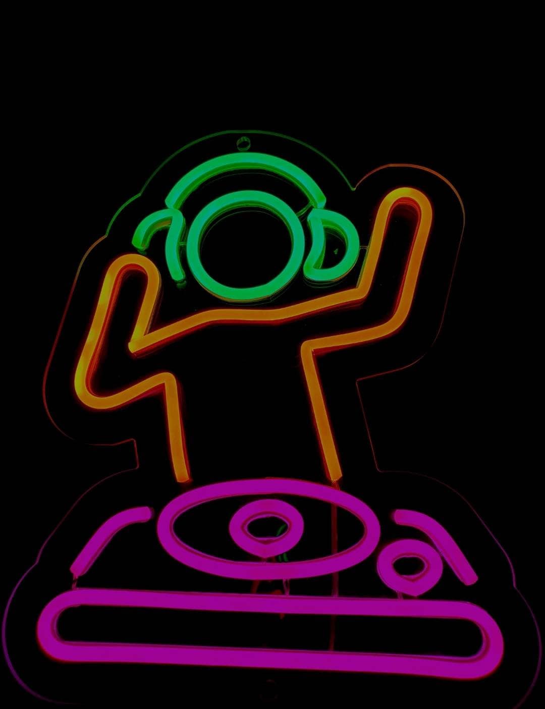 DJ Radio Music LED NEON Sign Light Lamp Events Backdrop - Etsy Israel