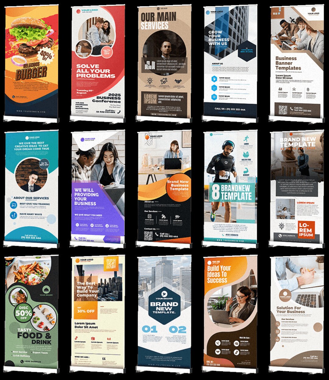 25 Roll up Banner Canva Templates - Etsy