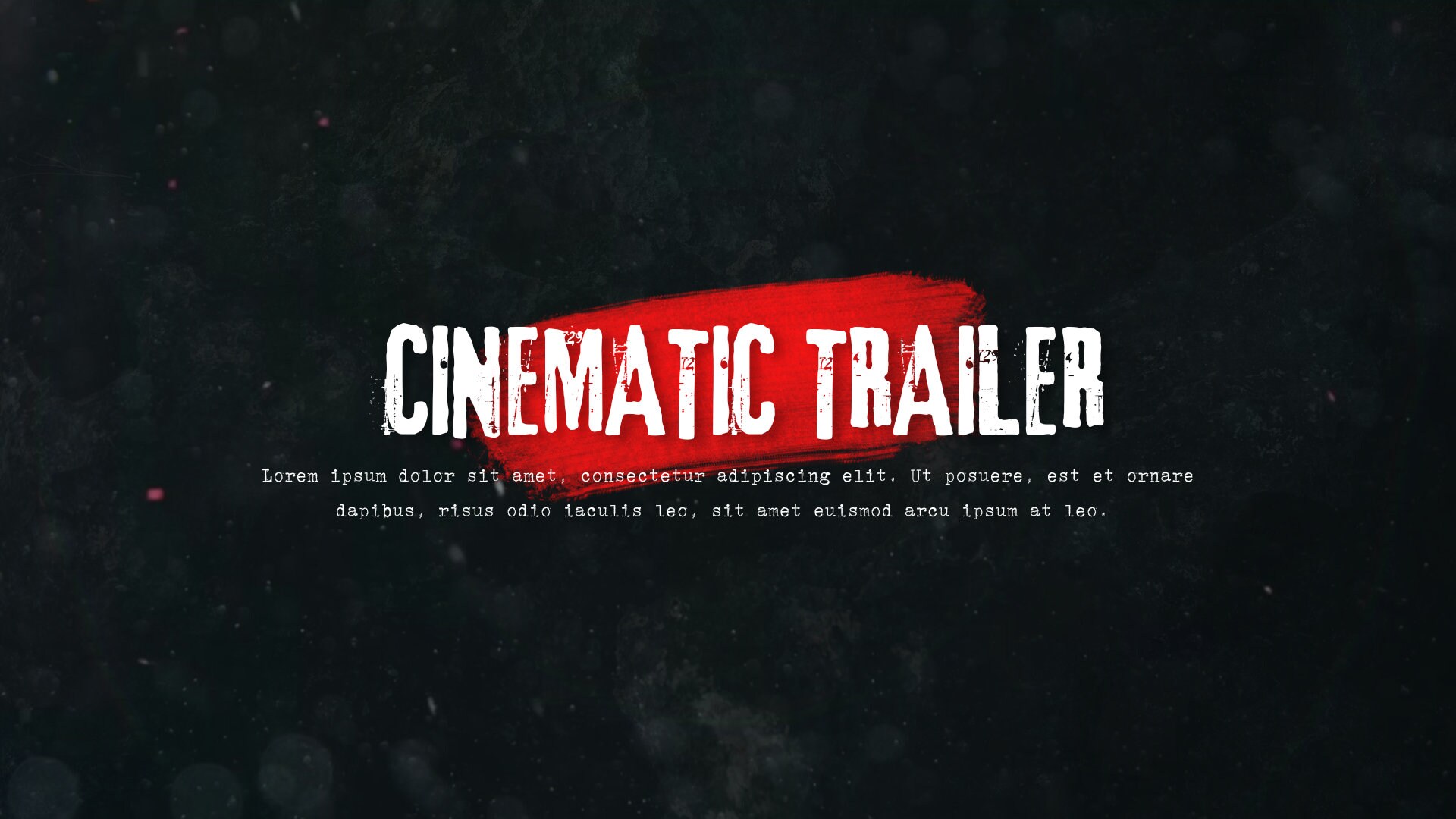 Cinematic Trailer Canva Template for Advertising. - Etsy