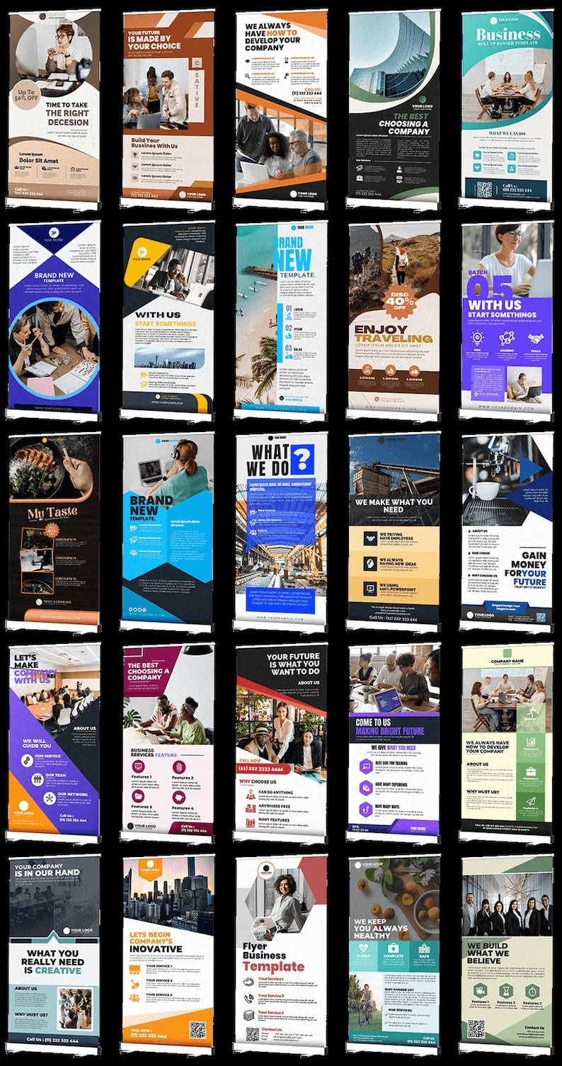40 Roll up Banner Canva Templates - Etsy