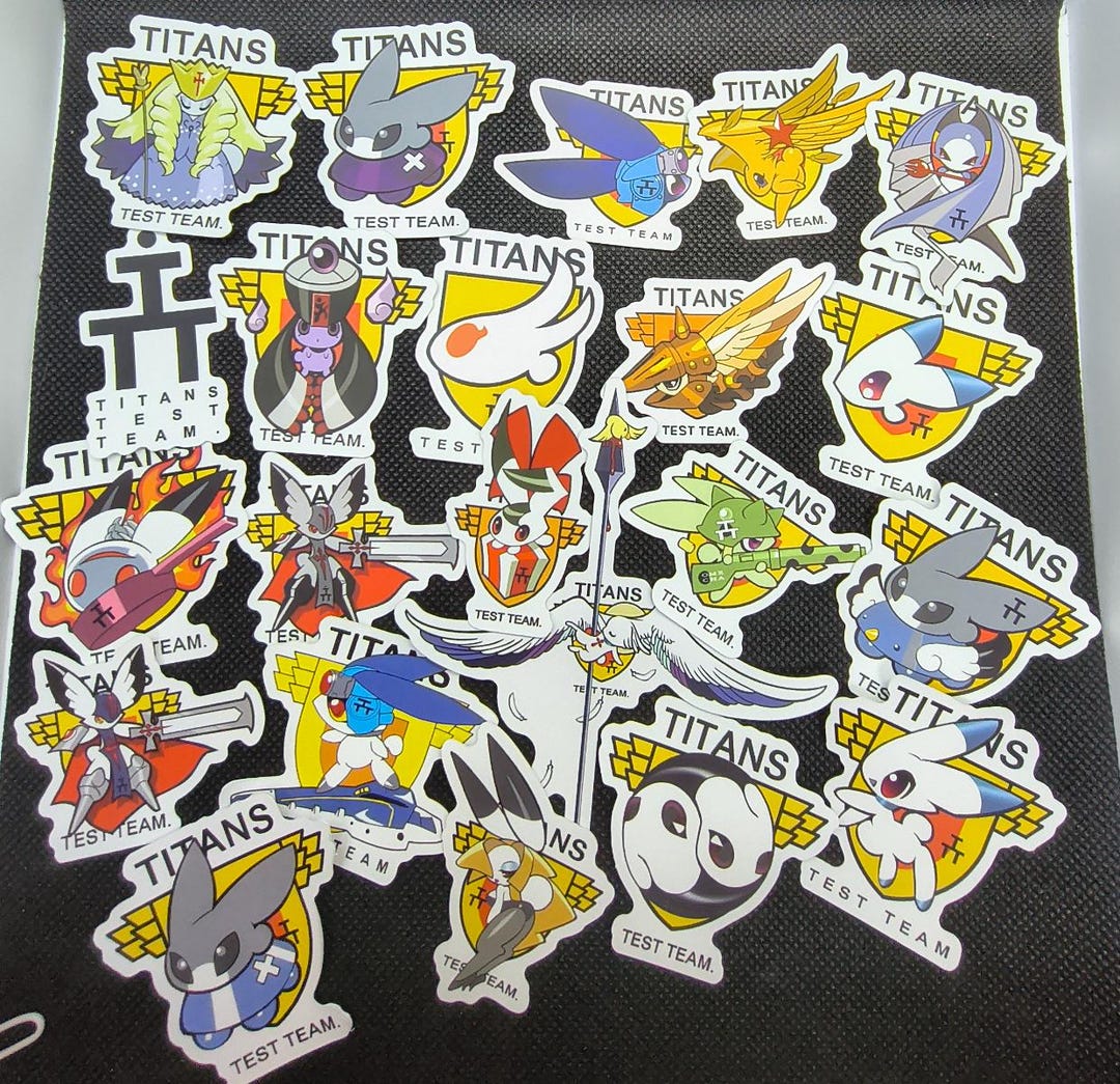 Titans Test Team Aoz Logo Stickers - Etsy