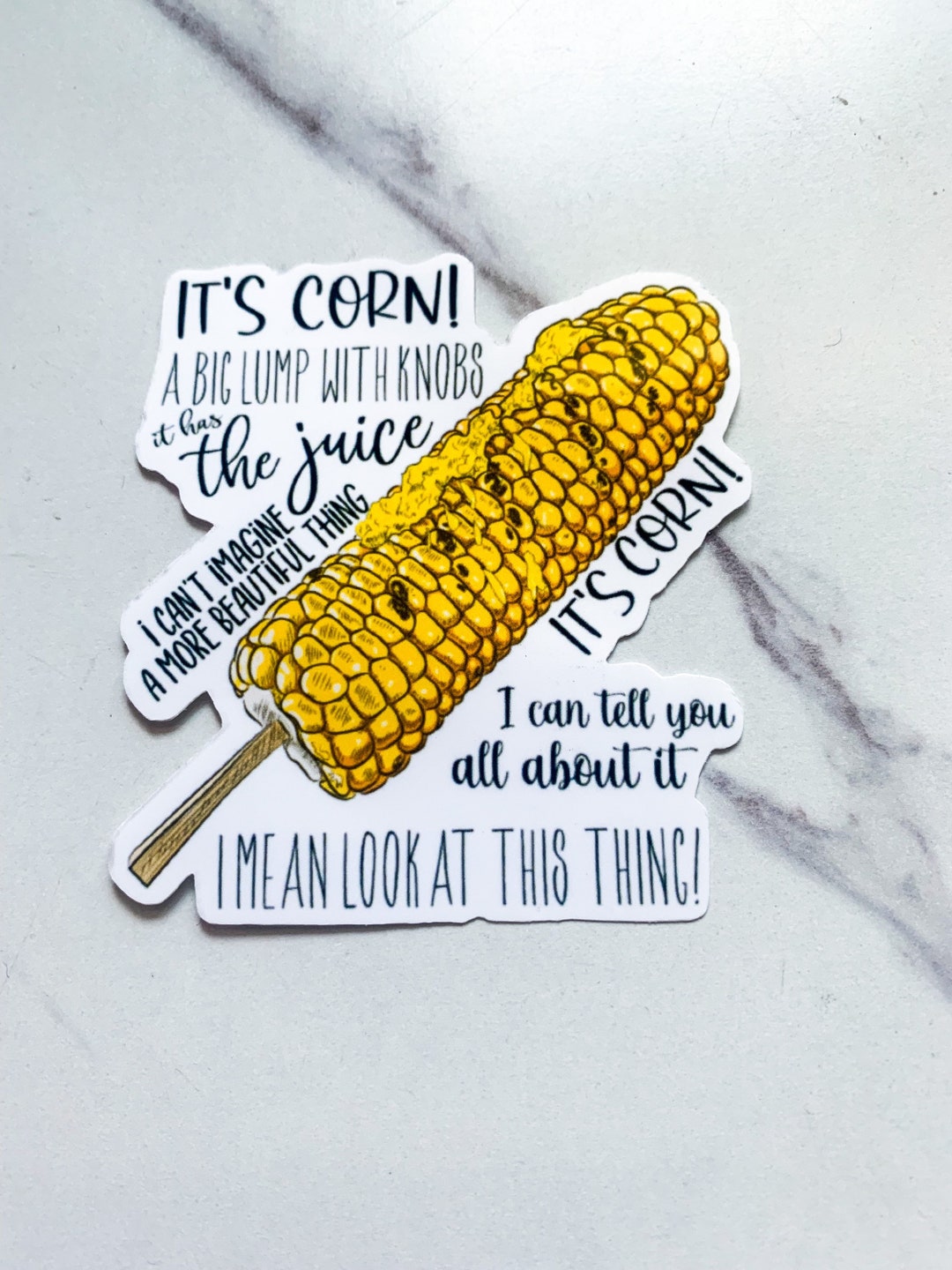 It’s Corn! Tik Tok Meme Sticker| Tik Tok Sticker, Meme Sticker, Laptop ...