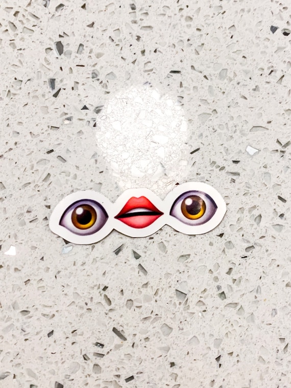 Eye Mouth Eye Tik Tok Meme Sticker Tik Tok Sticker Meme - Etsy