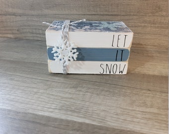 Christmas Book Stack | Etsy