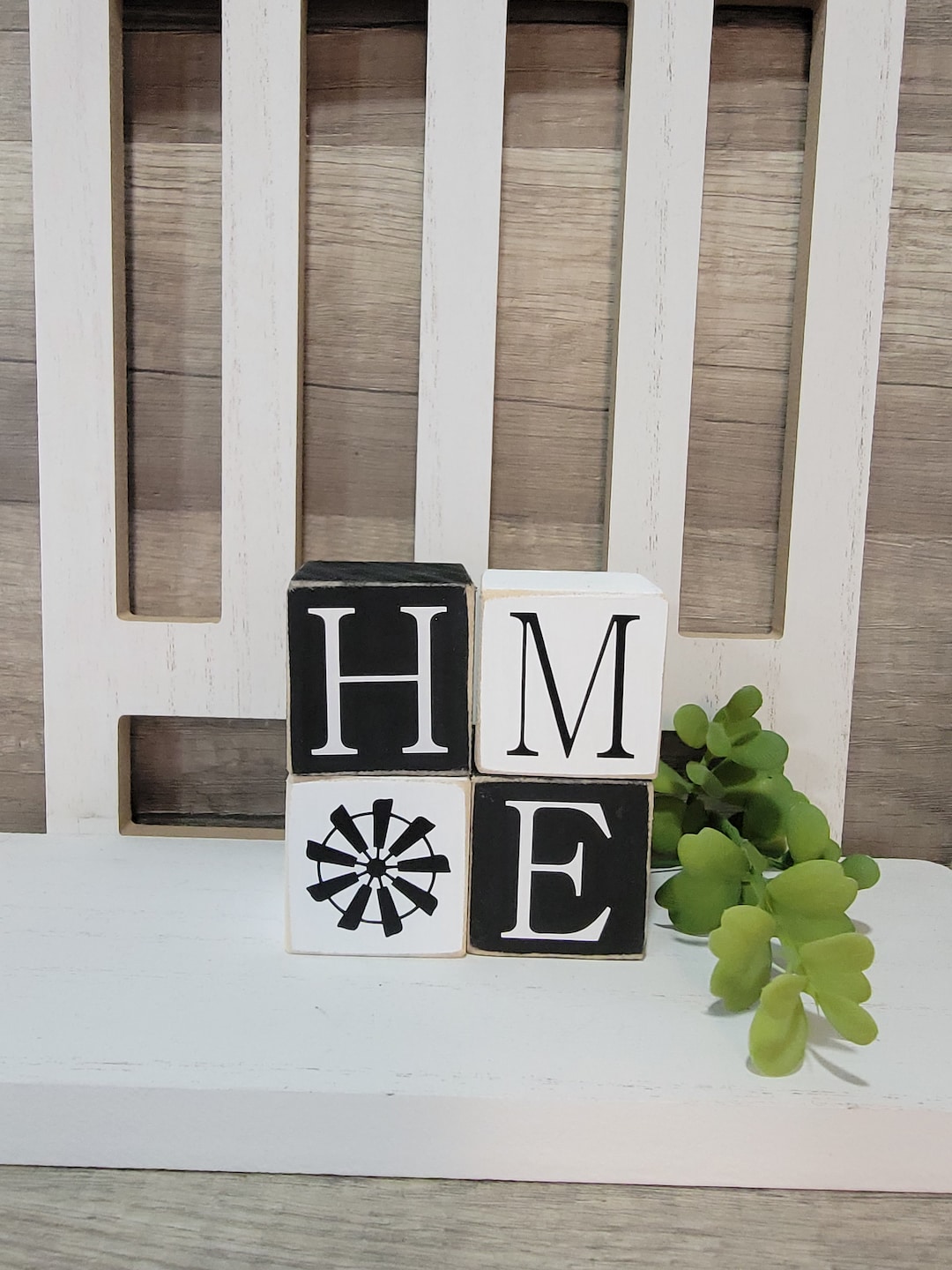 Farmhouse Book Stack, Home Decor, Wood Book Stack/ Mini Wood Book Stack ...