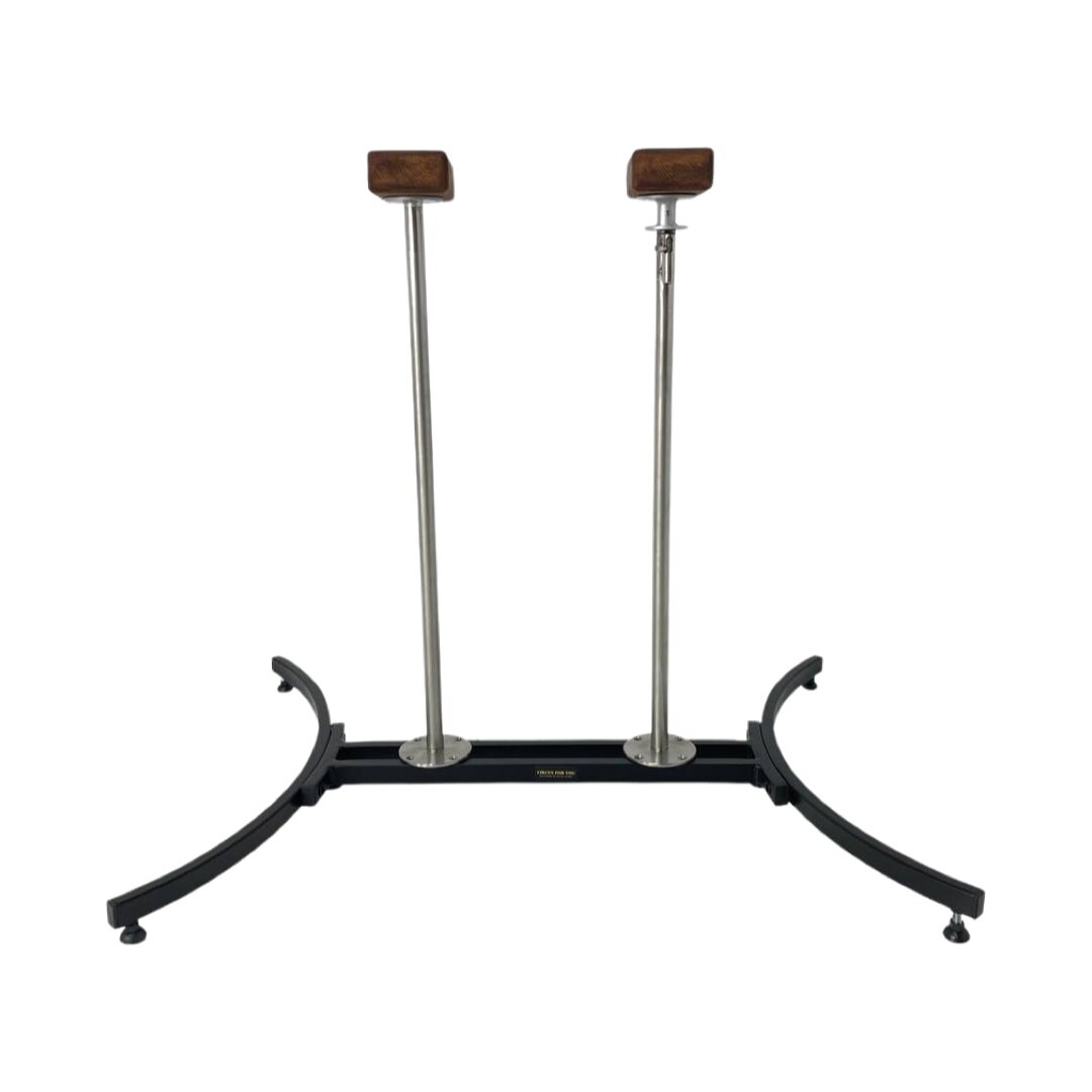 Handstand Canes PRO on Steel Platform With Rotation Blocks for Hand ...