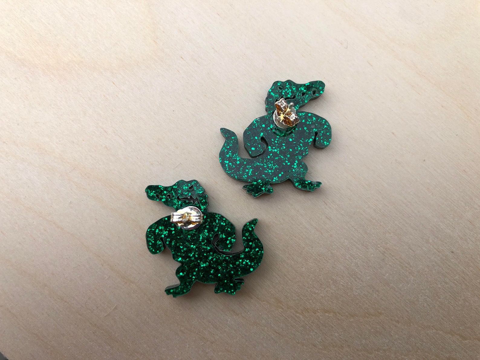 Alligator Glitter Laser Cut Acrylic Earring, Gator Earrings, Croc ...