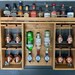 Luxury Home Garden Bar Mounted Drinks Spirits Optics Wall Mounted ...