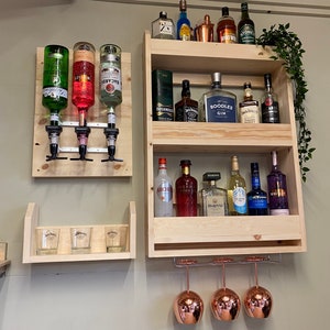 Custom Wall Mounted Drinks Spirits Optics Wall Mounted Drinks Bar Great ...