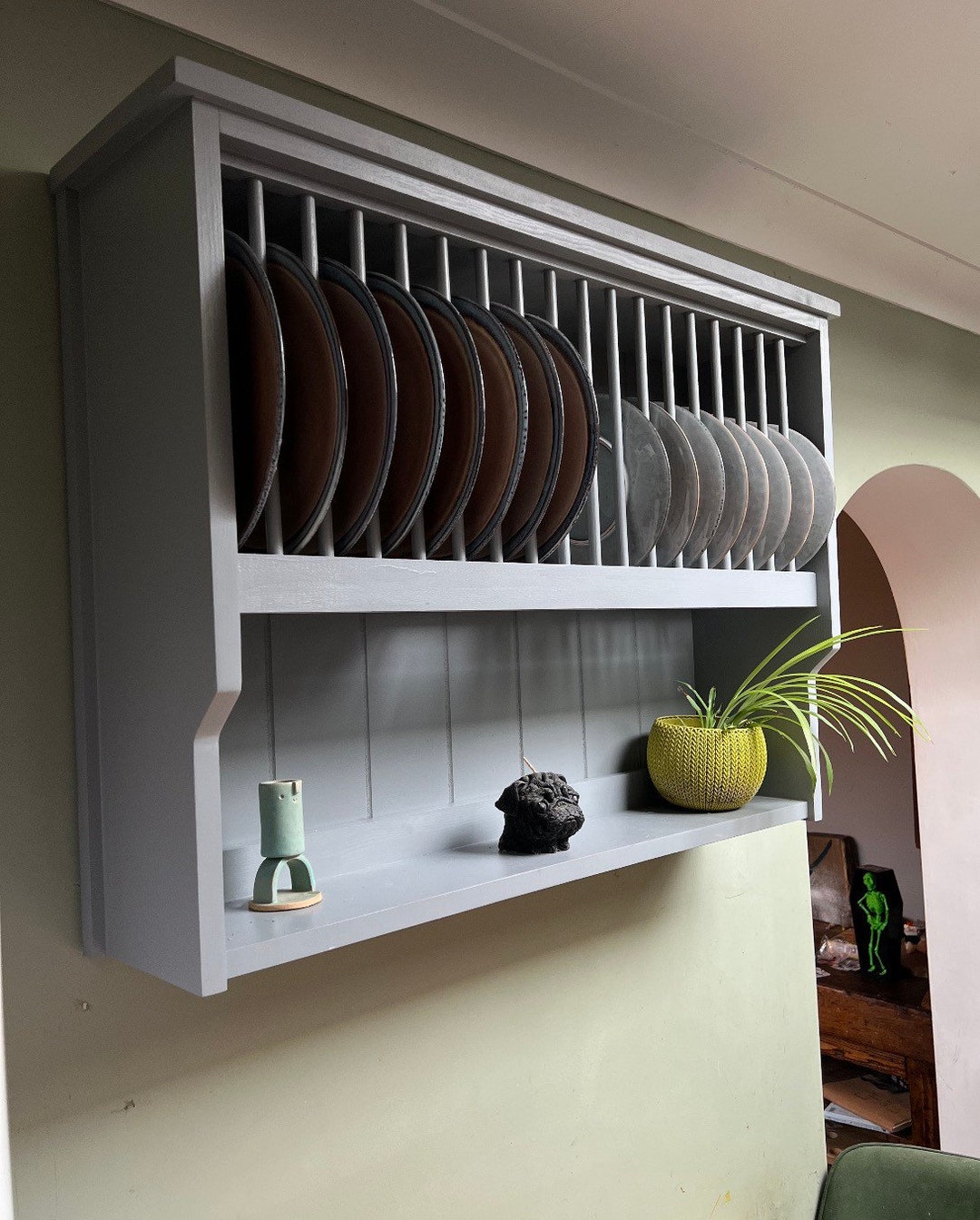 The Osbourne Handmade Bespoke Custom Made to Order Plate Rack Storage ...