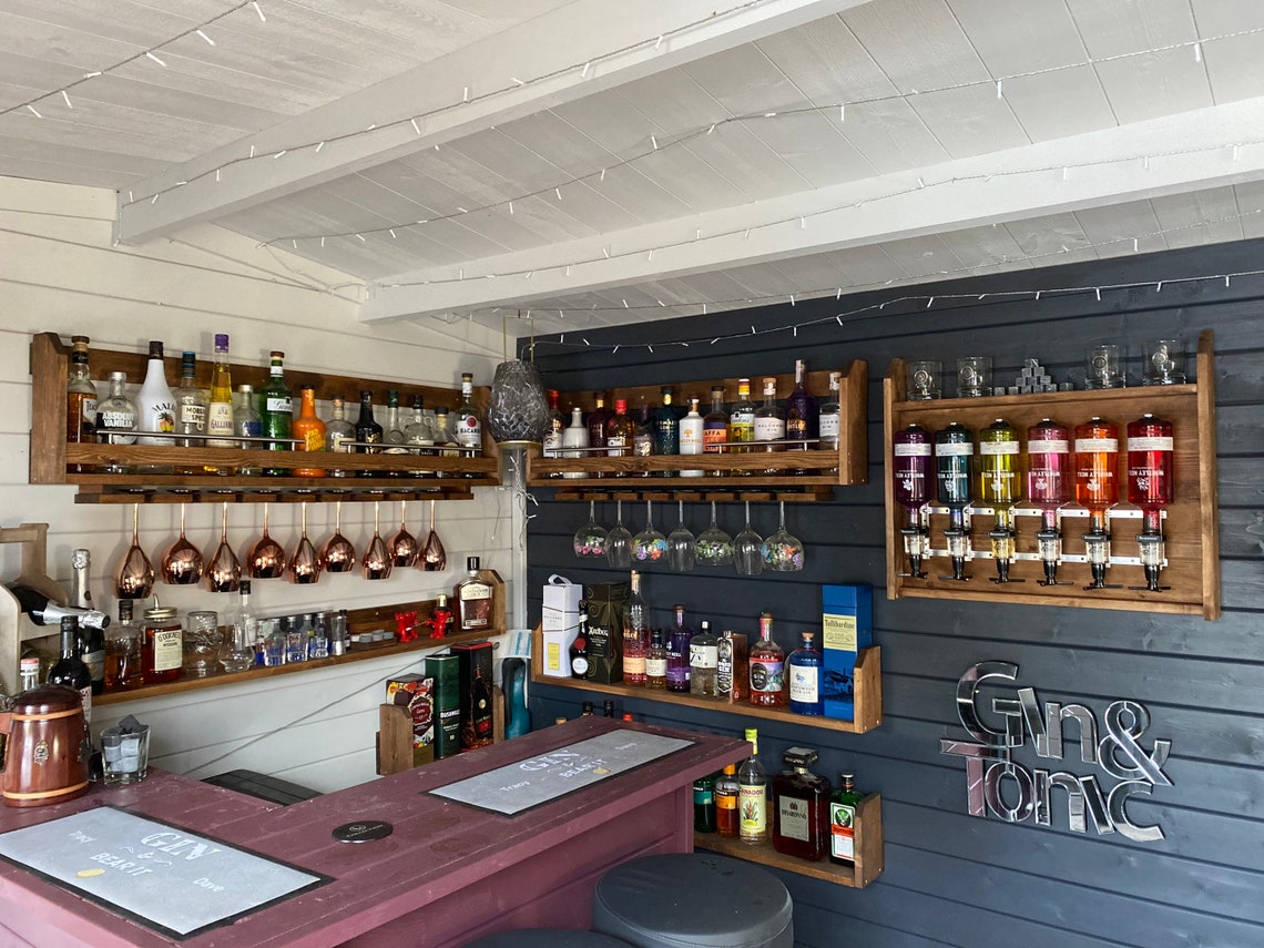 Ultimate Complete Garden Outside Pub Bar Set of Four Complete With a ...