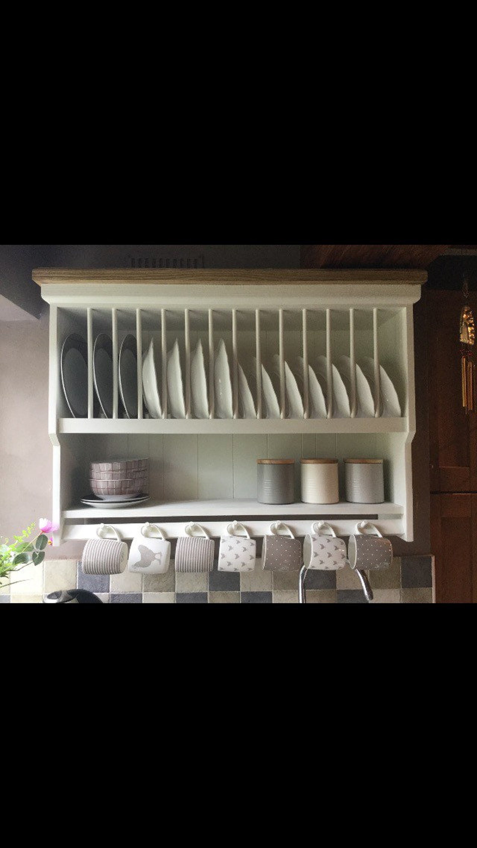 The Kilburn Handmade Kitchen Plate Rack Storage | Etsy UK