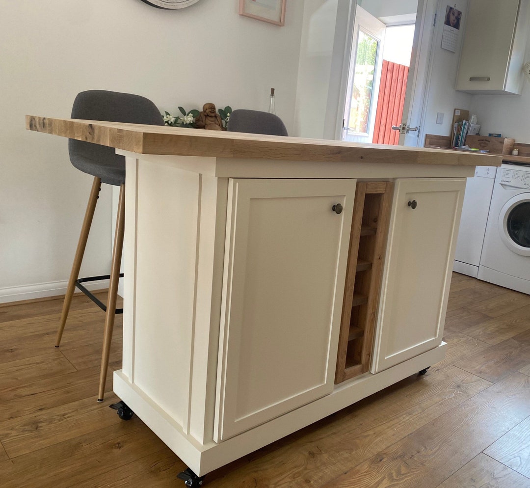 The Jebb Bespoke Custom Made to Order Kitchen Island With Oak - Etsy