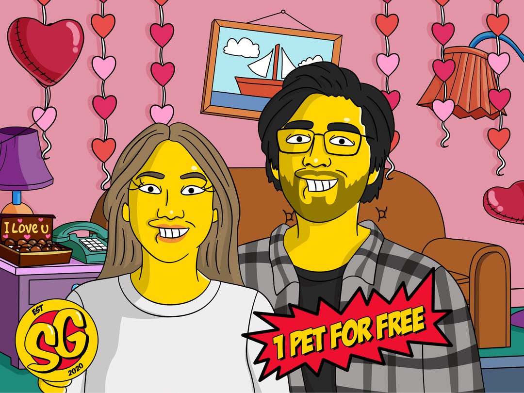Simpsons Style Christmas Gift, Birthday Present for Wife, Simpsons ...