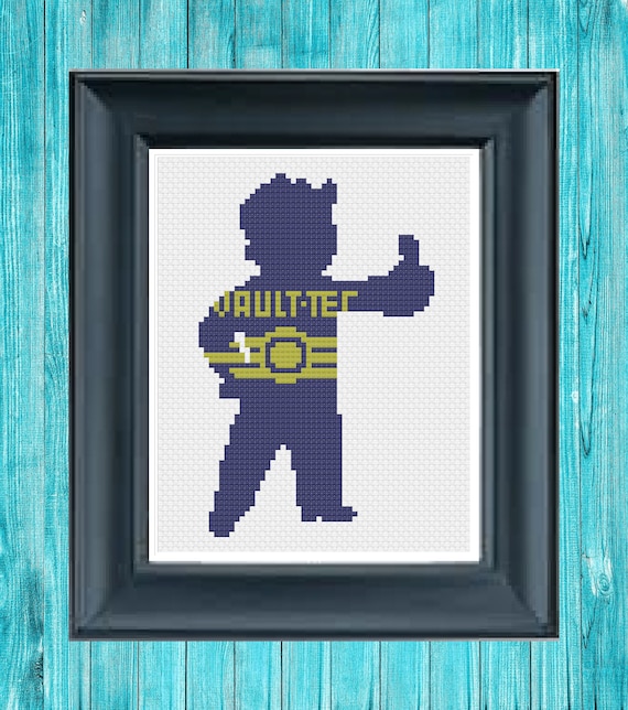 Fallout Vault-tec Cross Stitch Patterns | Etsy