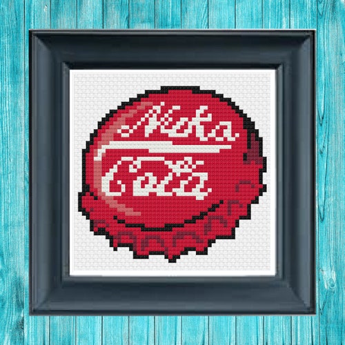 Vault-tec Fallout Cross Stitch Pattern PDF PATTERN ONLY | Etsy