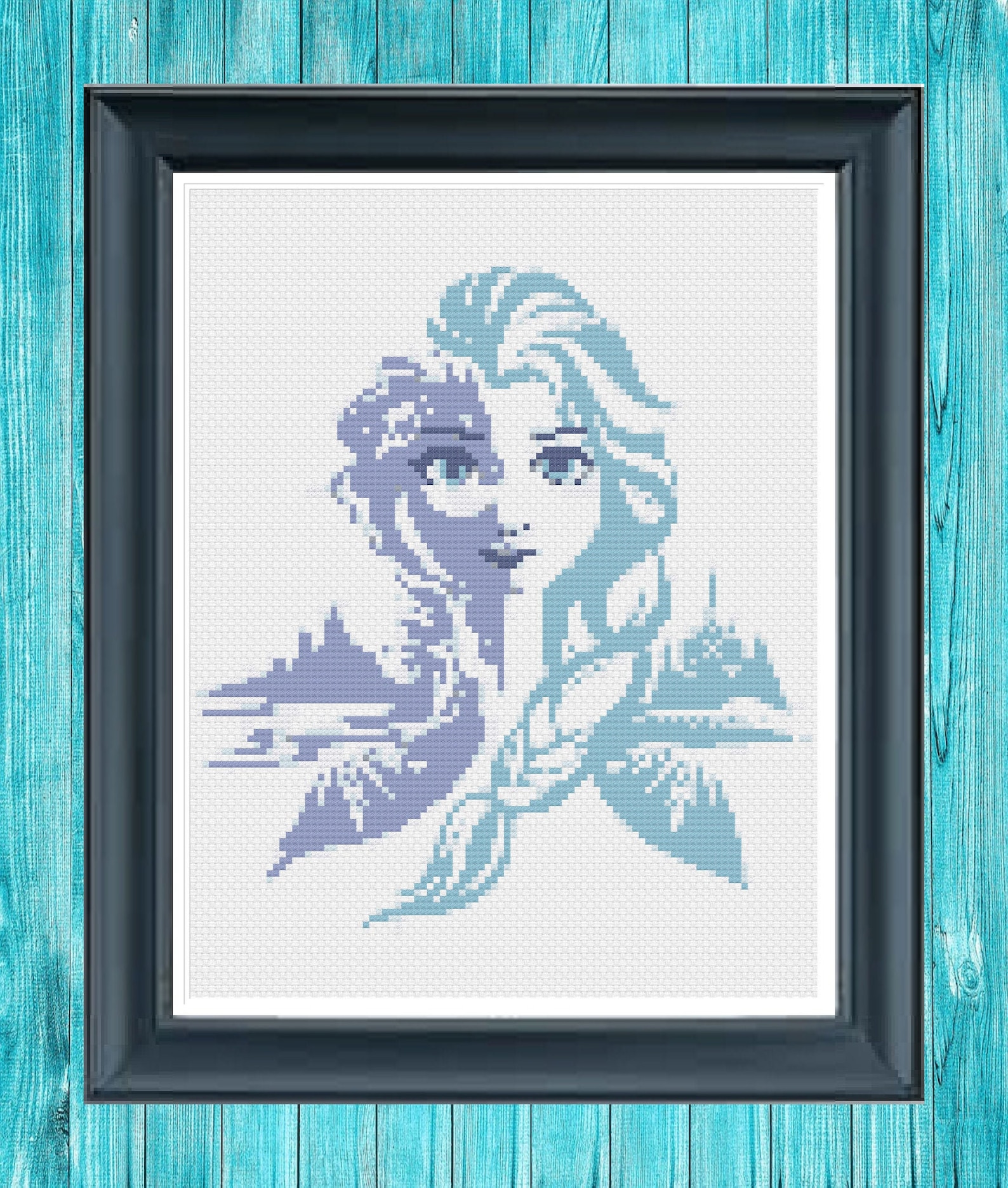 Elsa Cross Stitch Pattern - Etsy