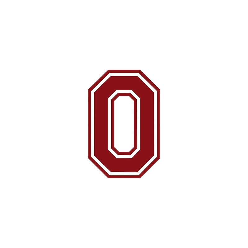 Ohio State Block O Svg - Etsy